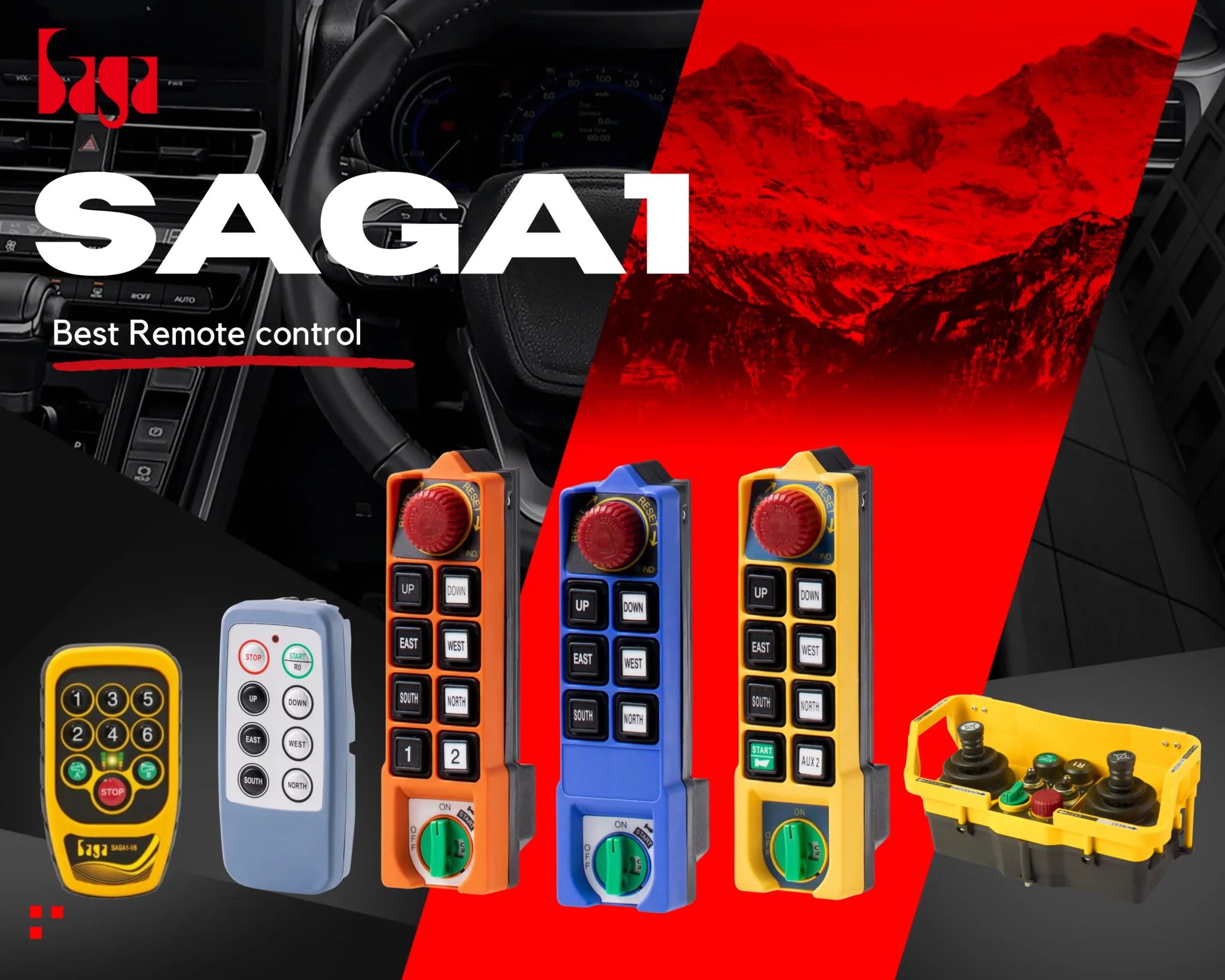 HOME - SAGA1 Industrial Remote Control Distributor in Taiwan